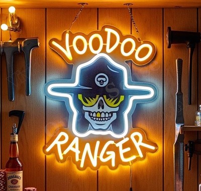 Voodoo Ranger Beer LED Neon Sign With Dimmer USB Powered Adjustable ...