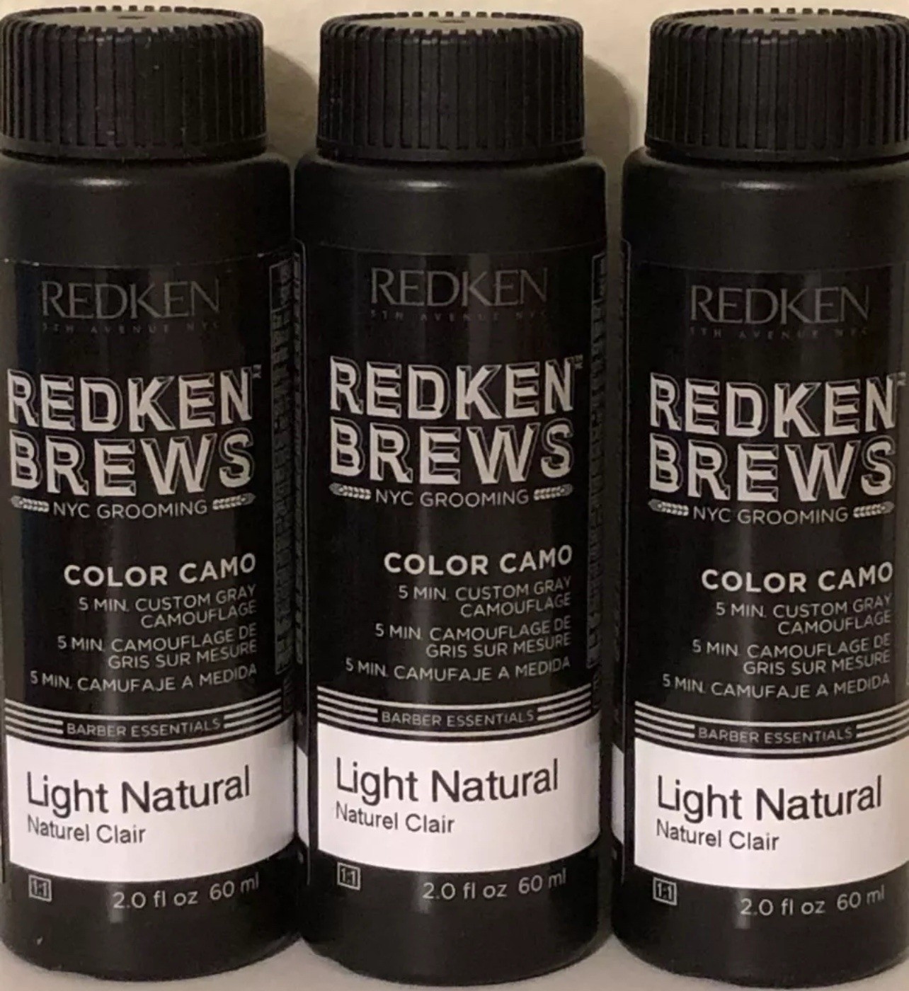 REDKEN BREWS COLOR CAMO Light Natural(3x60ml) | eBay