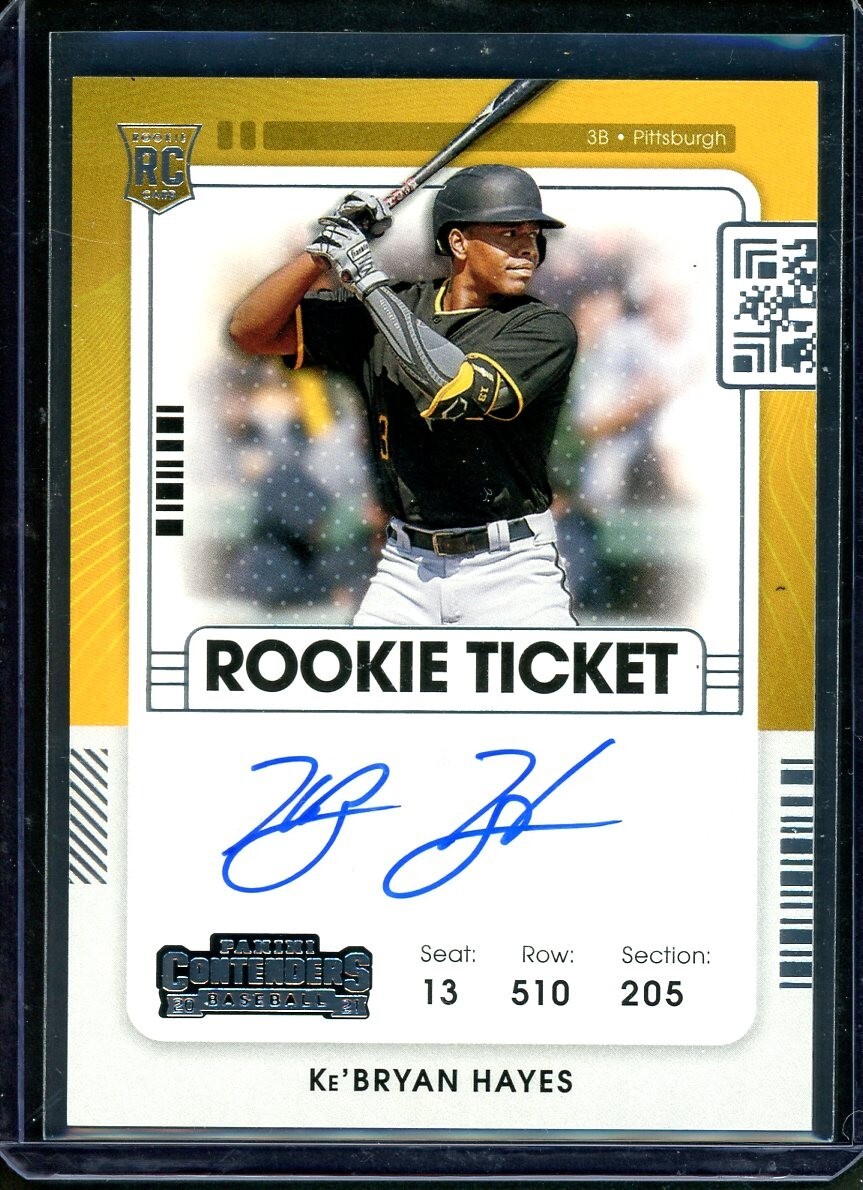KE'BRYAN HAYES 2021 Panini Contenders Rookie Autograph RC AUTO #140 | eBay