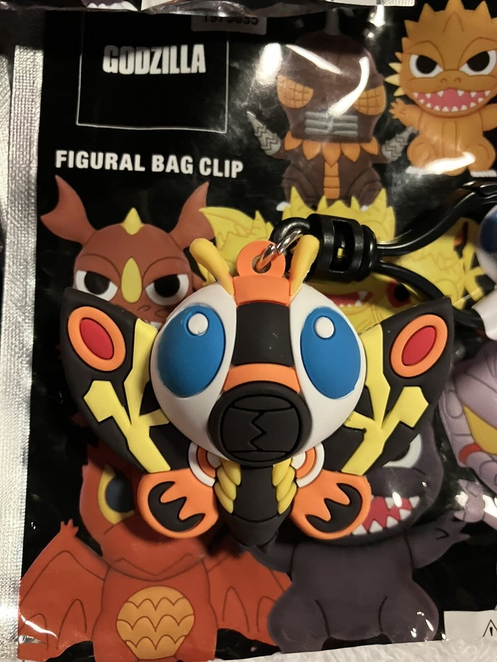 Monogram Keychain Figural Bag Clip Godzilla Series 1 Godzilla Mothra ...