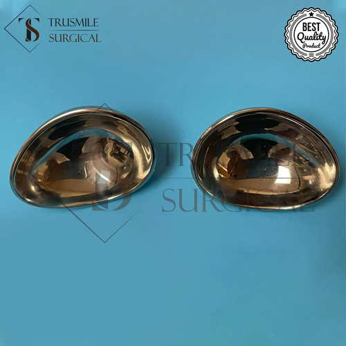 One Pair Corneal Eye Shields 26mmx17mm Stainless Steel | eBay