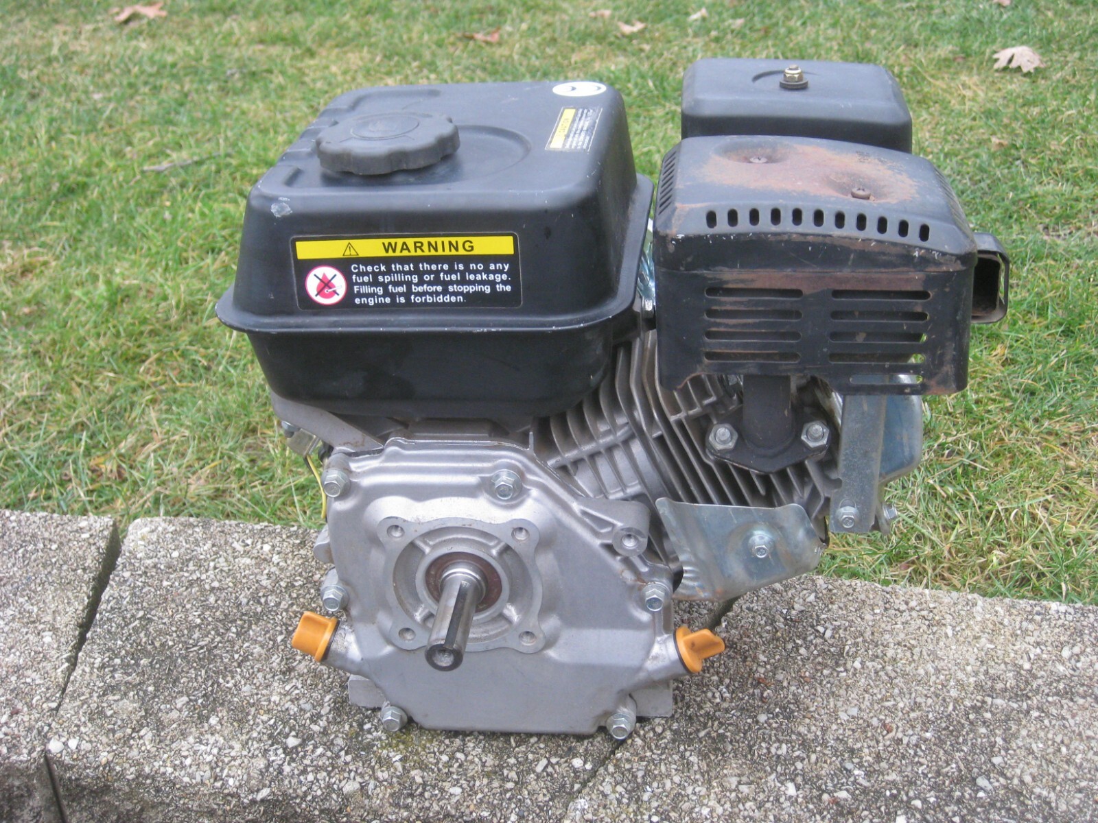 Loncin, 6.5 HP, 196cc, Motor Horizontal Shaft Engine Motor Runs Good, 3 ...