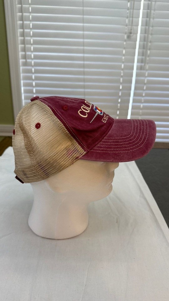 Colorado Distressed Hat Est. 1876 State Flag Cap Mountains Rockies ...