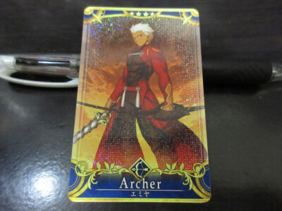 FGO Fate Grand Order Arcade Card Servant Emiya Archer d Fatal | eBay