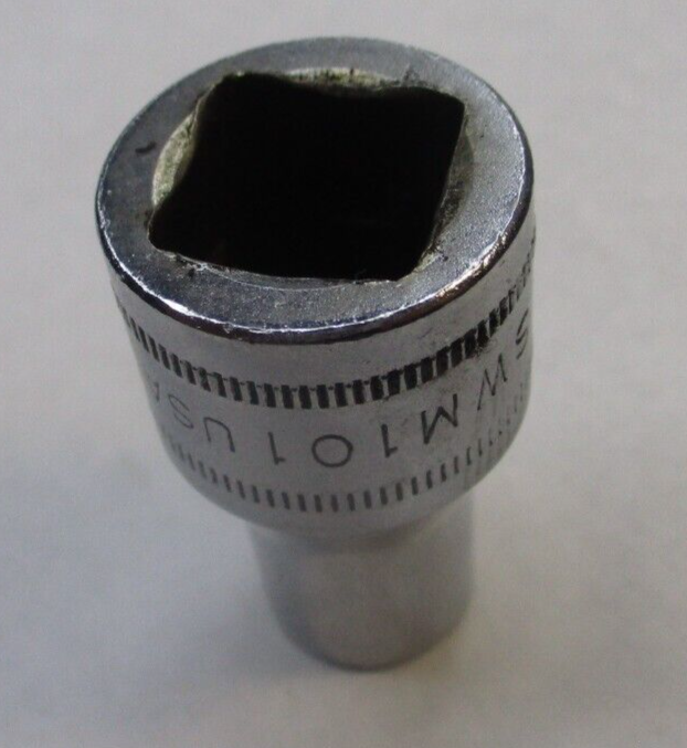 Snap on SWM10 1/2" Drive 12 Point Metric 10mm Shallow Socket USA | eBay