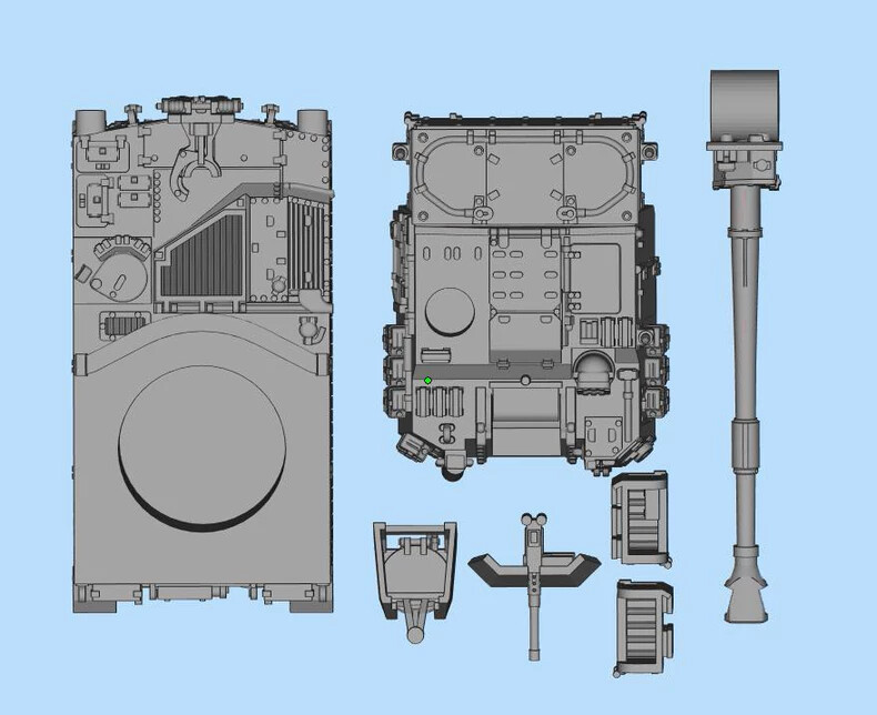 3D Printed 1/72/87/144 U.S. Army M109 A6 Self-Propelled Howitzer Model ...
