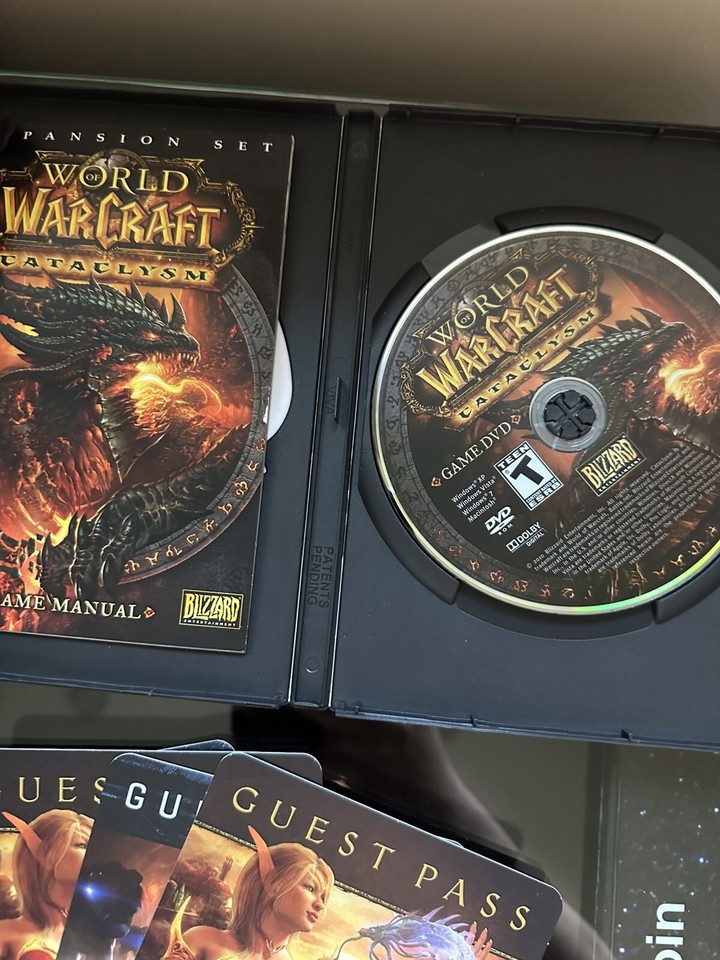 🔥 World of Warcraft: CATACLYSM -100% COMPLETE Collectors Edition USED ...