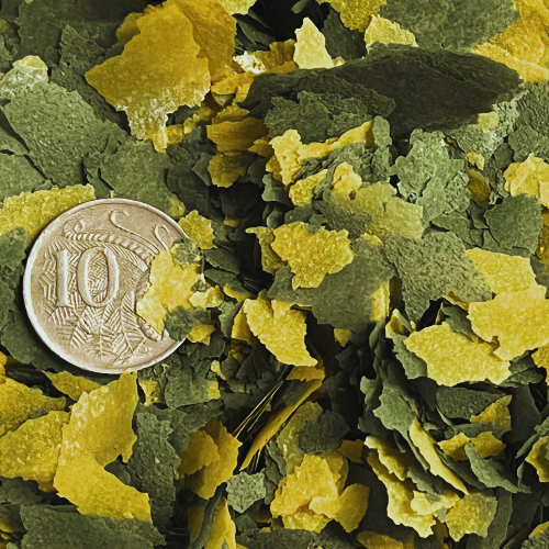 TANKED GY Thin Small Goldfish Tropical Cichlid Flakes Pond Fish Food ...