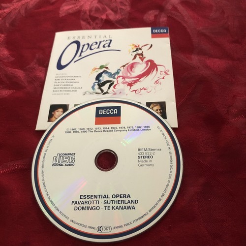 ESSENTIAL OPERA PAVAROTTI- SUTHERLAND DOMINGO - TE KANAWA | eBay