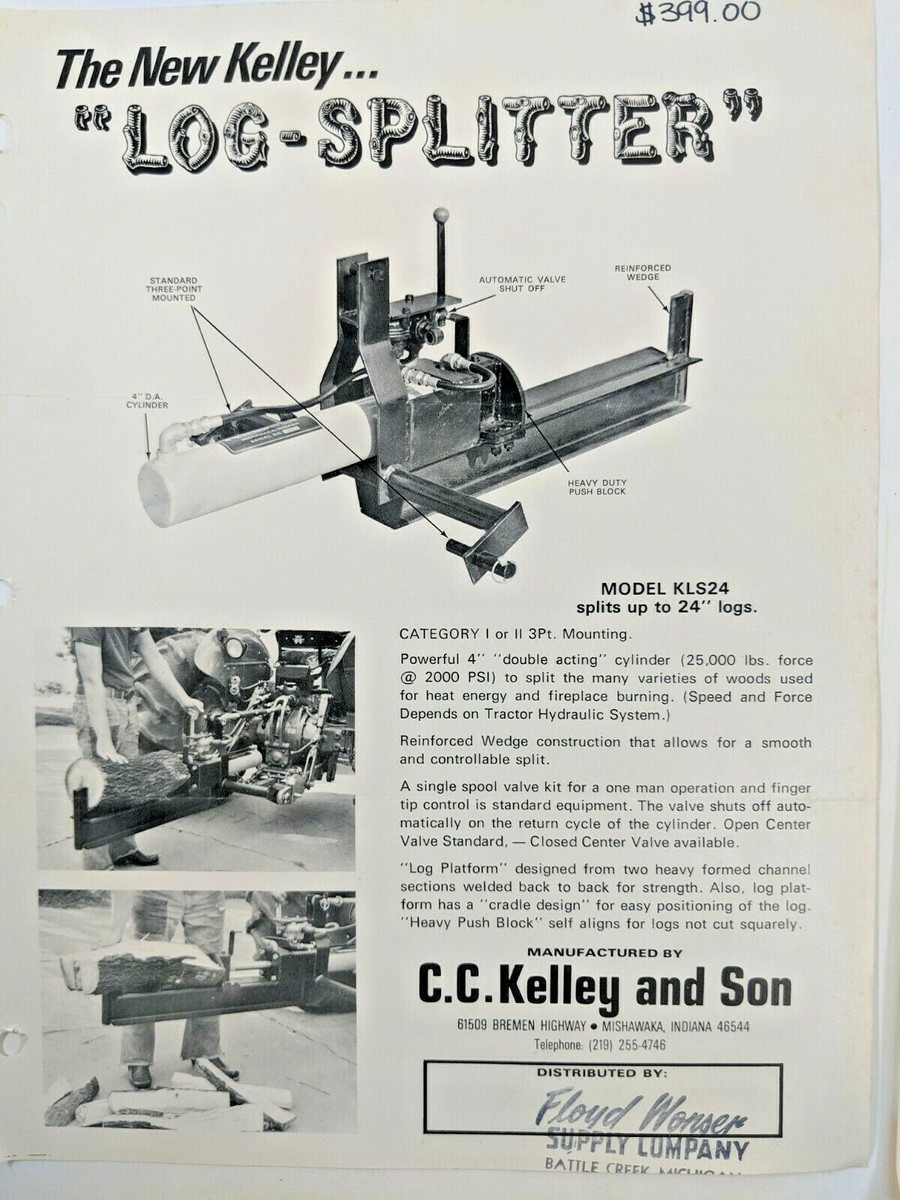 Kelly Log Splitter