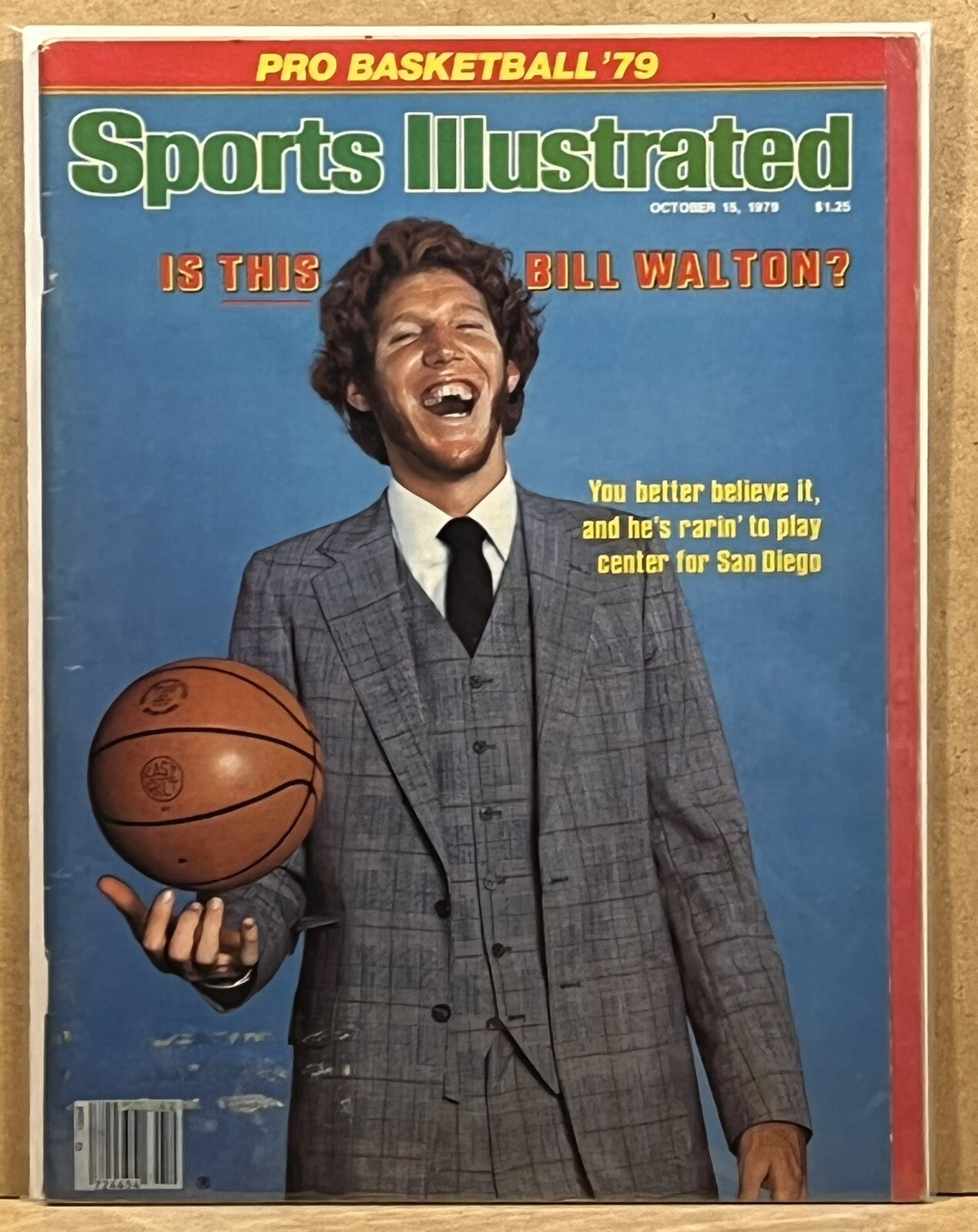 Sports Illustrated Bill Walton San Diego 1979 Pro Basketball Issue | eBay