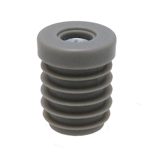 10 Pack Round Threaded Tube Inserts 20mm M6 Metal Thread, Tube Inserts ...
