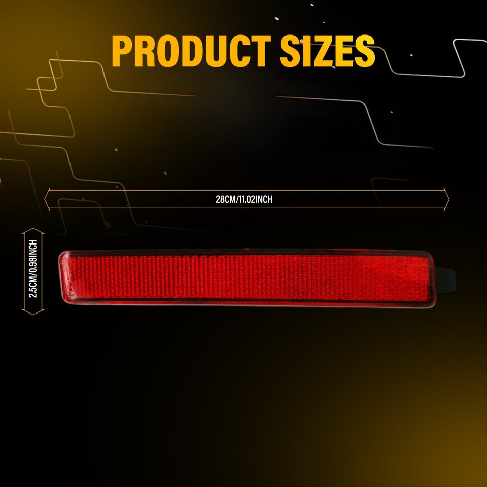 LH+RH Rear Bumper Reflector LR006348 LR006349 Fit for Land Rover LR2 ...