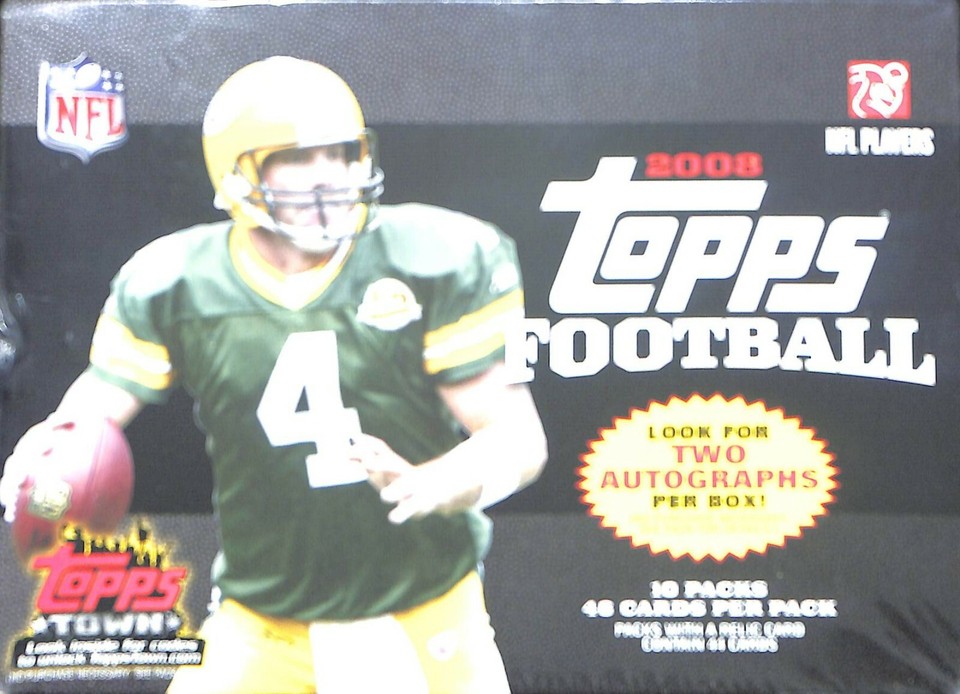2008 Topps Football Sealed Jumbo HTA Hobby Box | eBay