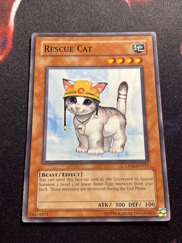 Yugioh Rescue Cat CP05-EN015 Common Near Mint | eBay