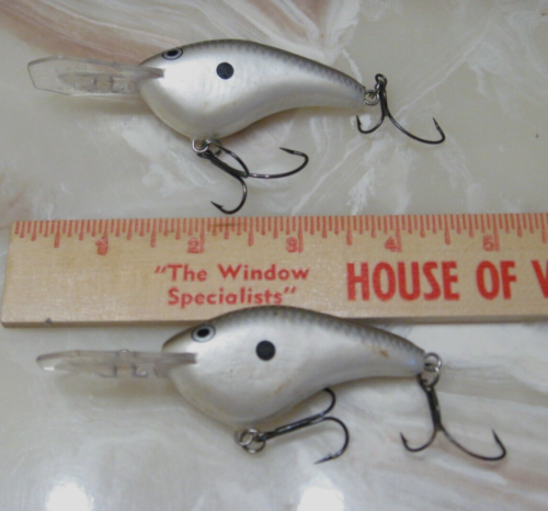 Lot of (2) Discontinued Rapala DT Flat 7 Balsa Crankbait Bass Fishing SHAD USED | eBay