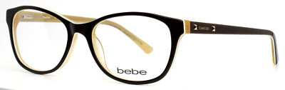 BEBE Join The Club BB5075 210 Topaz Womens Oval Eyeglasses 52-17-135 B ...