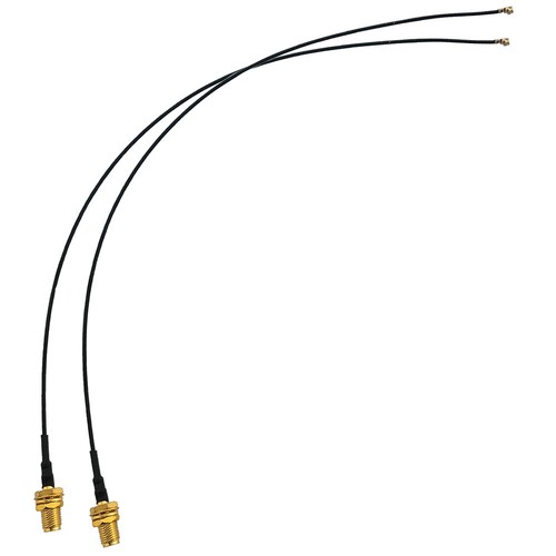 2pcs Mini PCIe to SMA Female Cable PC WiFi Network Antenna Extension ...
