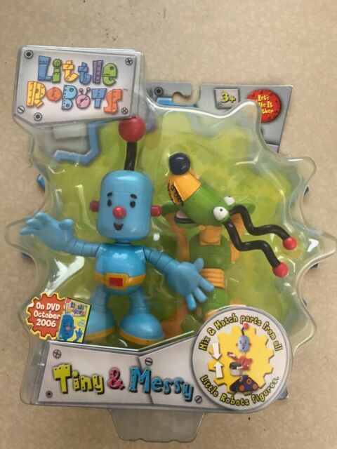 Playmates Cartoon Network Little Robots Tiny & Messy 5" Figures - 44901 ...