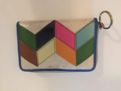 Fossil Patchwork Multicolor Wallet Womens | eBay