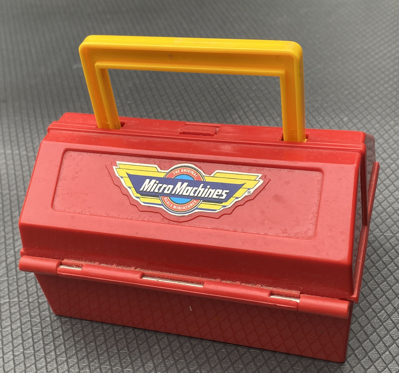 1990 MICRO MACHINES RED TOOL BOX CASE 2 Cars included - Preowned | eBay