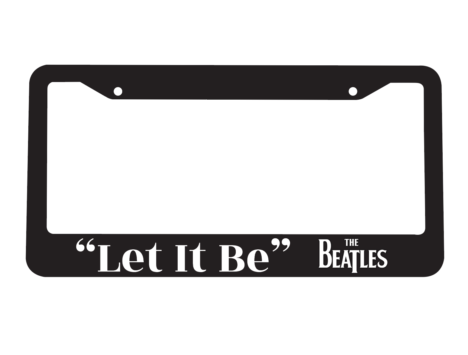Let It Be The Beatles Music Rock Band Car License Plate Frame | eBay