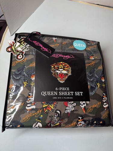 Ed Hardy 6 Piece Bed Sheet Set . Queen set New With Tag | eBay