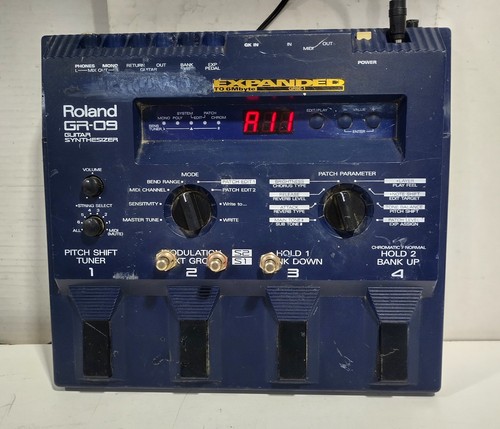 Roland GR-09 Floor-Pedal Electric 180 Built-In Tones 28 Voice Guitar ...