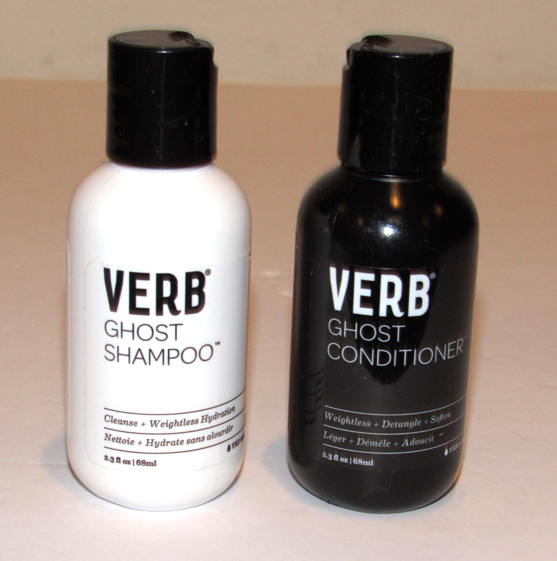 Verb Ghost Shampoo And Conditioner Set Travel Size 2.3 Oz 68 mL ...
