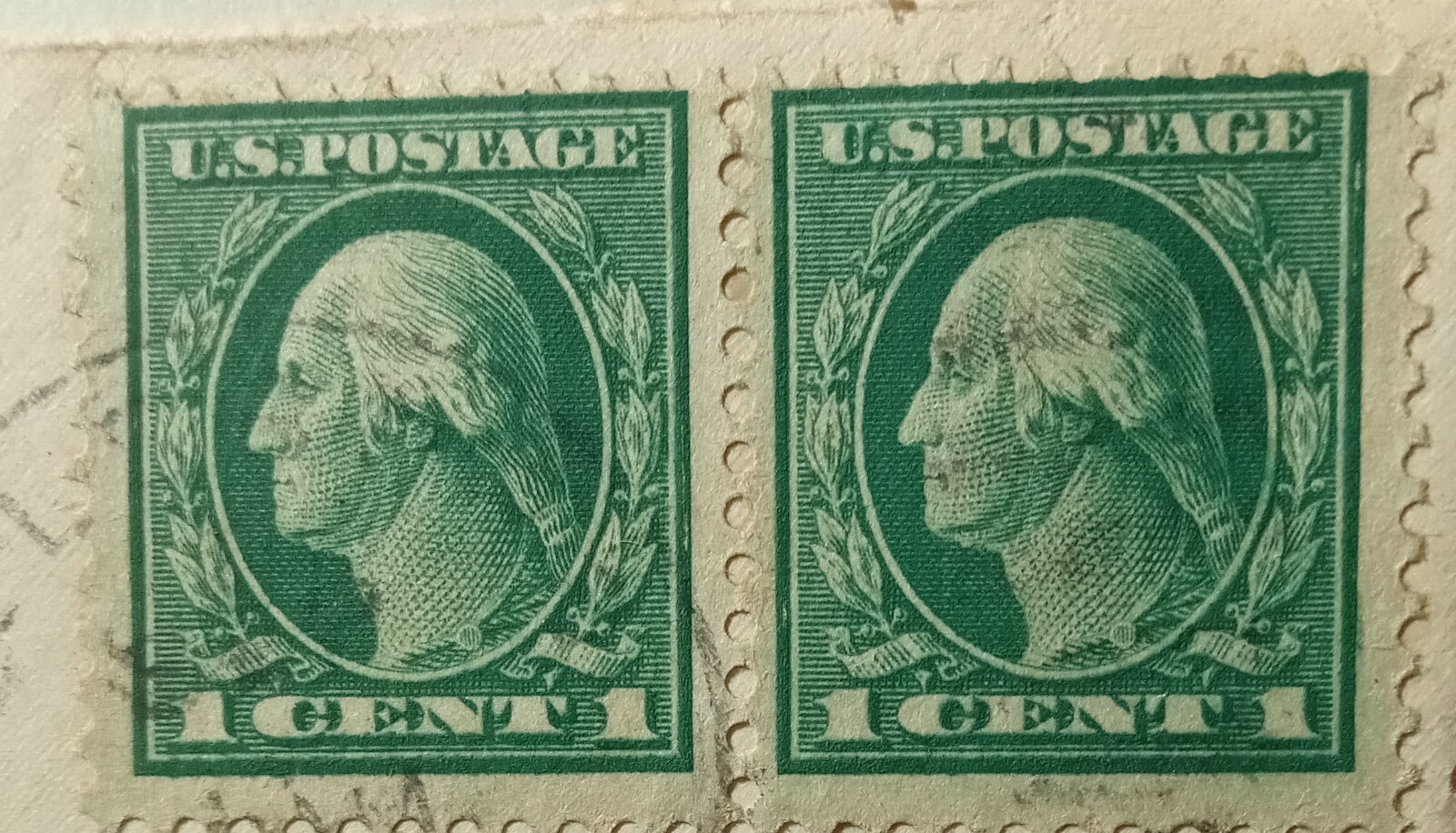 Rare George Washington 1 Cent Green US Postage Stamps | eBay