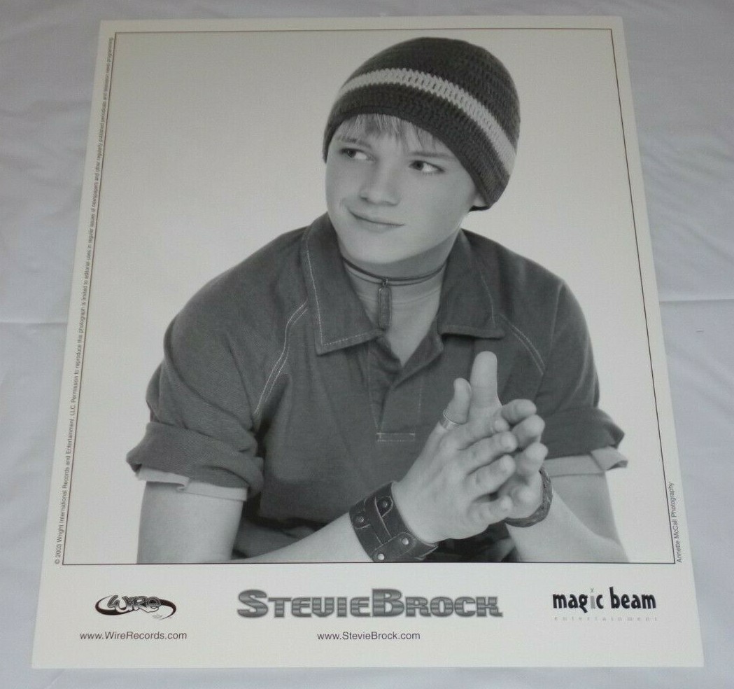 STEVIE BROCK POSTERS & PROMO PHOTOS LOT *MEGA RARE* BOY YOUNG ALL FOR ...