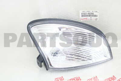 8152160360 Genuine Toyota UNIT ASSY, FRONT TURN SIGNAL LAMP, LH 81521 ...