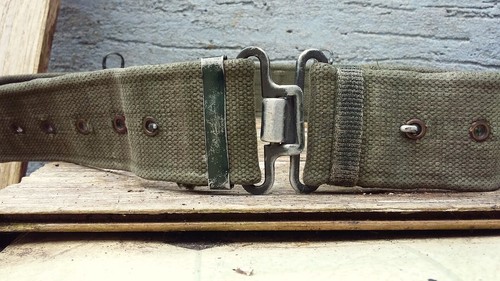 38" BRITISH ARMY 58 Patt WEBBING Belt Genuine Para SAS VIntage Canvas ...