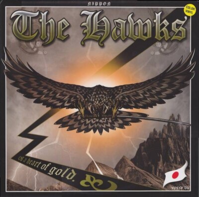 THE HAWKS - HEART OF GOLD LP VINYL RECORD (COLORED VINYL) japanese oi ...