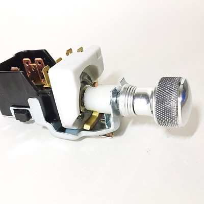 Hot Rod, GM Style Head Light Switch with Custom Knurled Knob & Polished ...