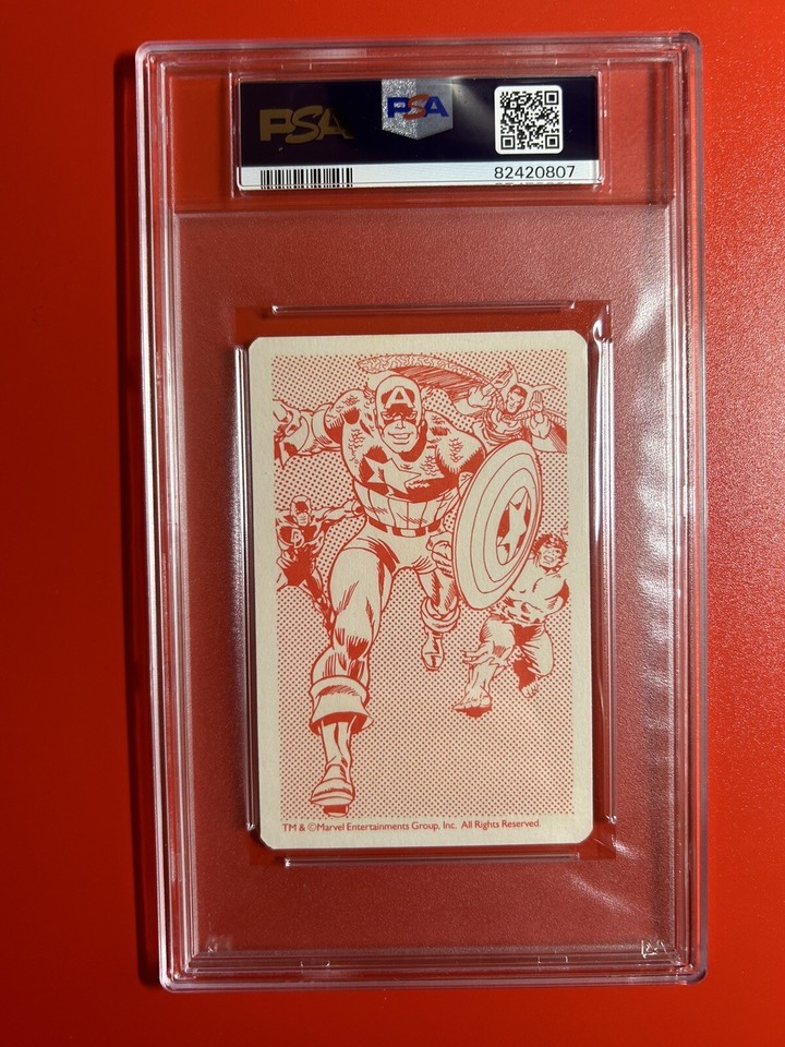 1988 Super Top Trumps Marvel Super Heroes Spider-Man PSA 8 | eBay
