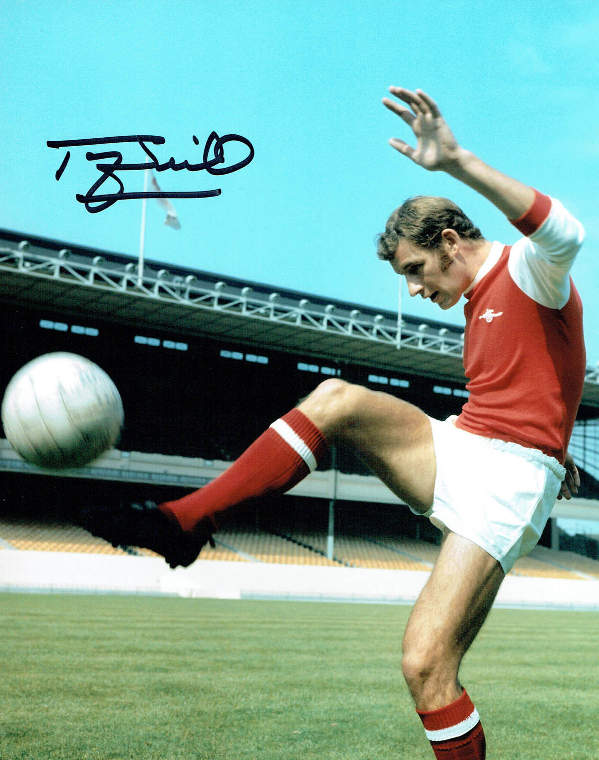 Terry Neill Signed Autograph 10x8 Photo C + COA Arsenal FC Football ...