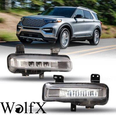 Fog Lights for 2020 2021 2022 2024 Ford Explorer LED Bumper Replacement ...