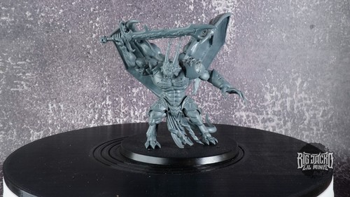 👹 Warhammer 40K – Old School Daemon Prince (2010) Built Unpainted with ...