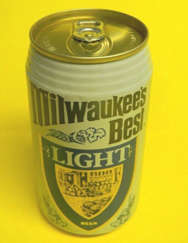 MILLER BEER CAN MILWAUKEE BEST LIGHT HORSE CARRIAGE KEG LOGO MILWAUKEE ...