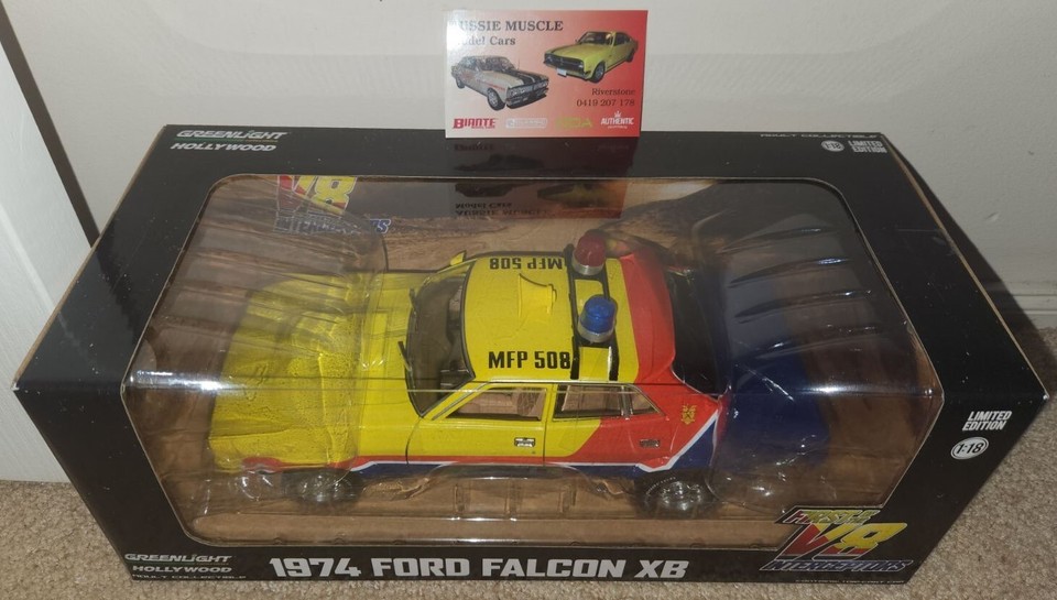 1:18 GREENLIGHT FORD XB FALCON MFP SEDAN V8 INTERCEPTOR MAD MAX Movie ...