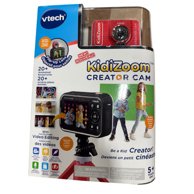 VTech KidiZoom Creator Cam HD Video Camera w/ Green Screen – NEW Sealed ...