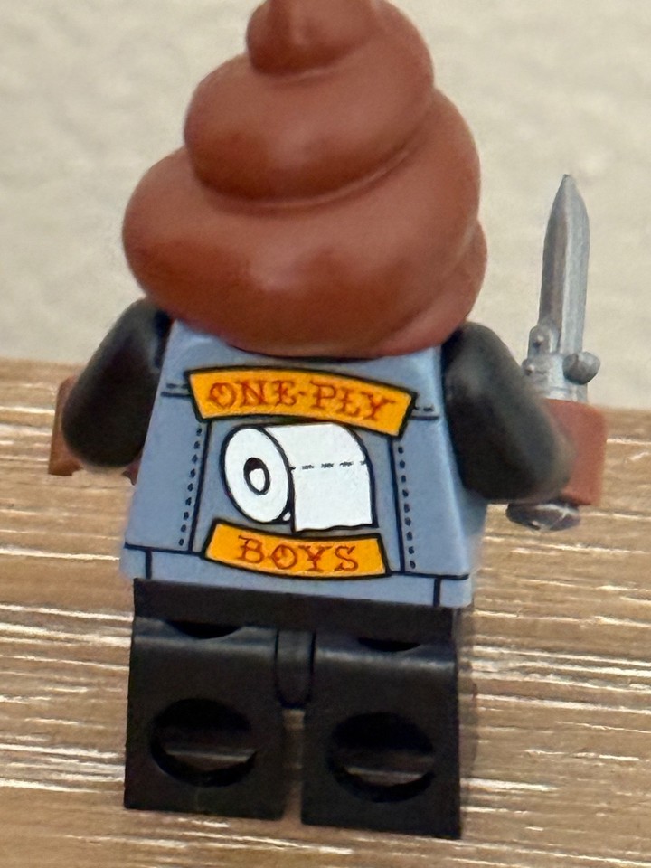 Citizen Brick: One Ply Boys Gang (Poop Head) Custom Printed Minifig New ...