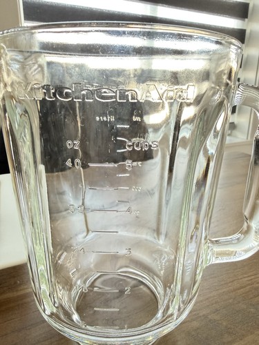 KitchenAid Glass Blender Jar 40oz 5 Cup Replacement Pitcher *Jar Only ...