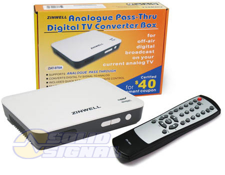 Zinwell Digital Tv Converter Box Zat-970a for sale online | eBay