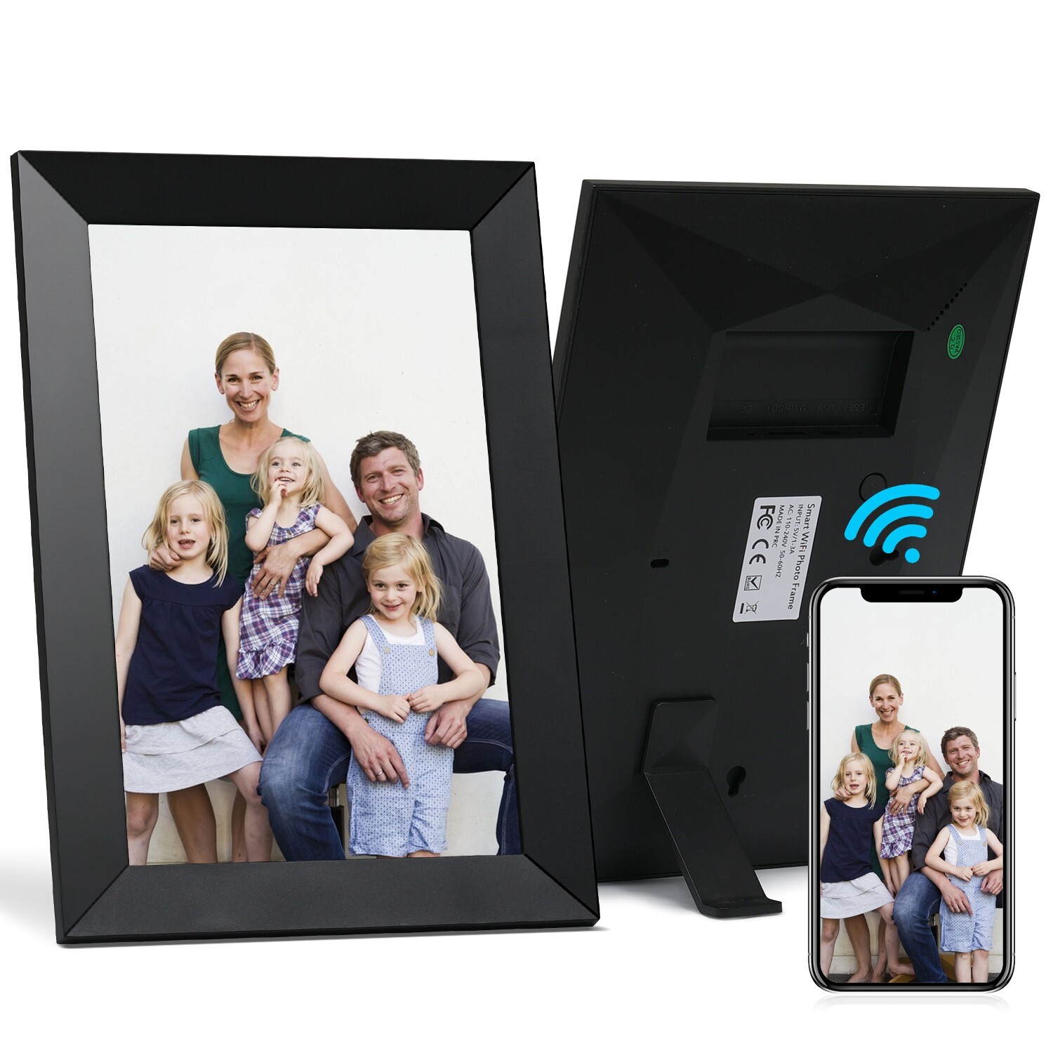 10 Inch Digital Photo Frame Electric Picture Frame WiFi IPS Touch ...