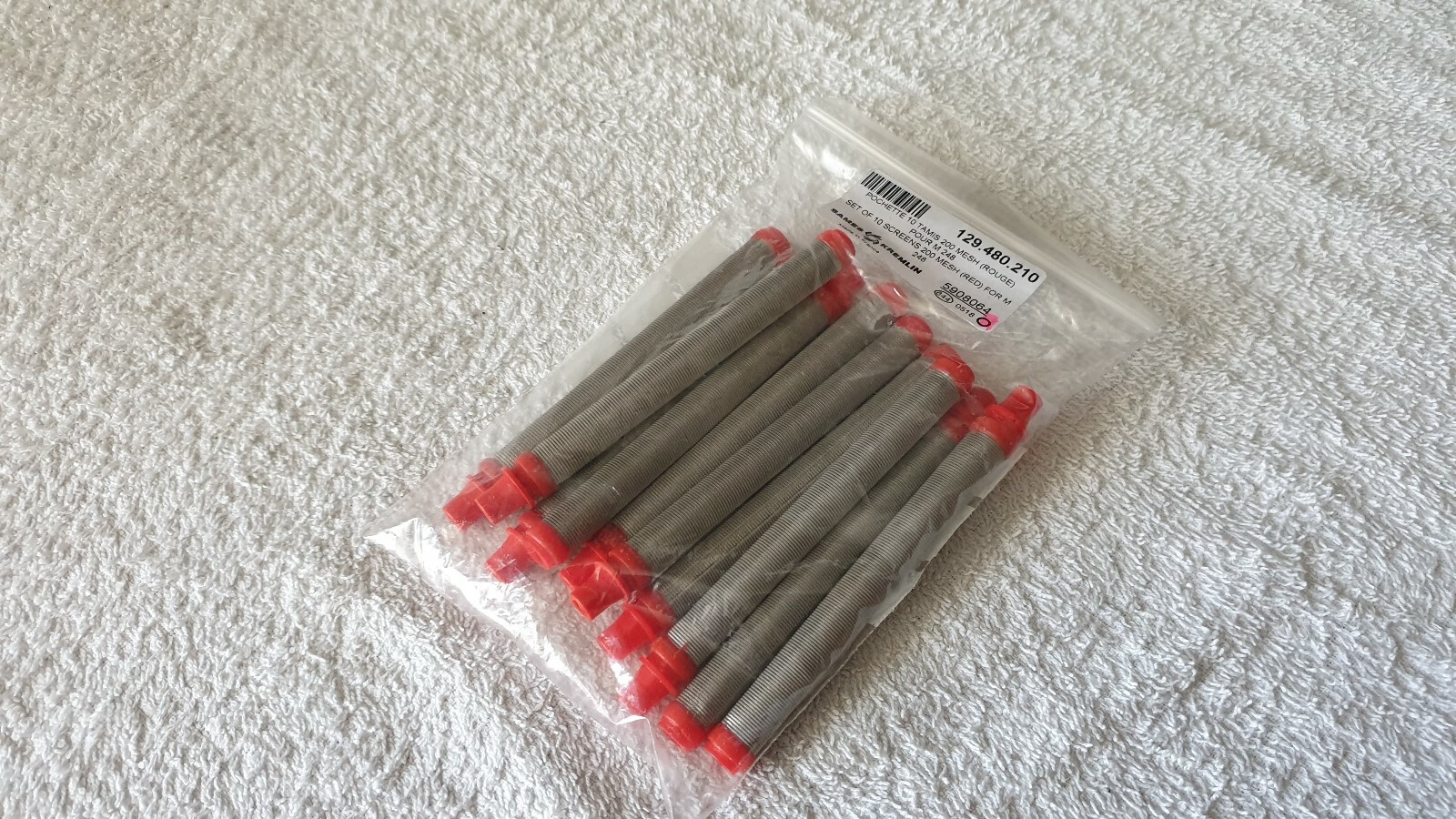 Sames Kremlin 200 MESH (74µm) handle filter red 129.480.210 (Pack of 10 ...