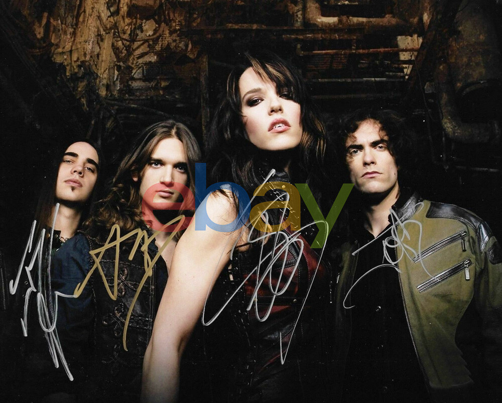 Halestorm band Autographed signed 8x10 photo reprint | eBay