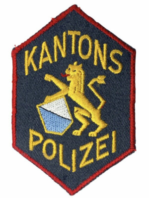 Swiss Switzerland Kantons Police Polizei Patch | eBay