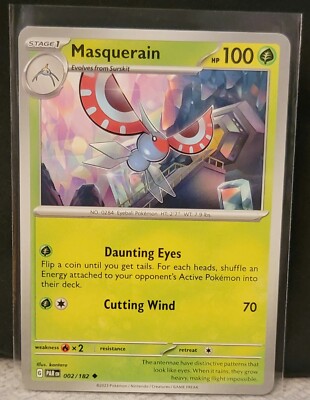 Pokemon TCG Card Masquerain 002/182 S&V Paradox Rift Uncommon NM | eBay
